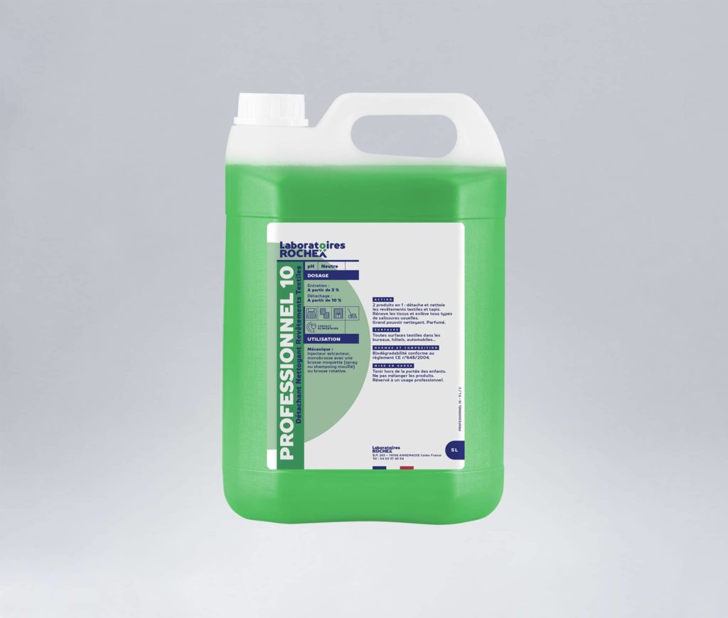 Détergent nettoyant Professionnel revêtement textile 5L | TopNet